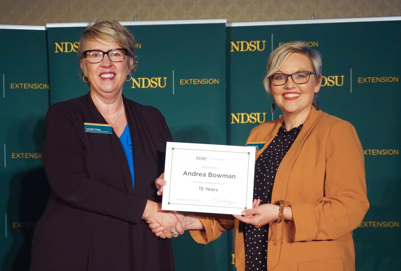 NDSU Extension and Research Extension Center Staff Honored for Years of ...